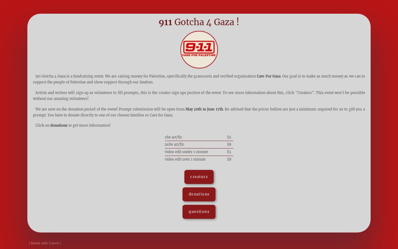 9-1-1 Gotcha For Gaza!